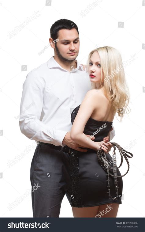 Sexy Couple Girl Holding Leash Isolated Nh C S N Ch Nh S A Ngay Shutterstock