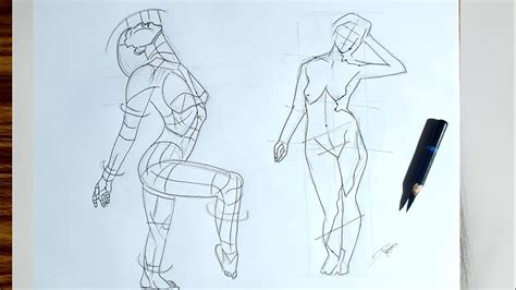 Girl Figure Drawing Tutorial Easy Sexy Girl Drawing By Step