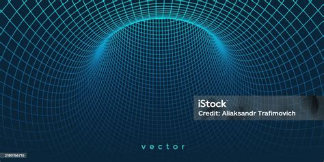 미래 지향적 인 기술 개념 추상 터널 기술적 배경 벡터 일러스트 레이 션 0명에 대한 스톡 벡터 아트 및 기타 이미지 0명 3차원 형태 가상현실 Istock