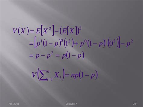 Ppt Binomial Random And Normal Random Variables Powerpoint Presentation Id