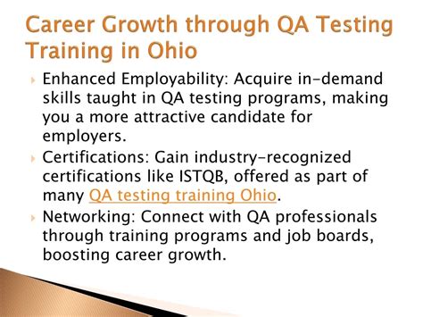 Ppt Key Qa Testing Skills Youll Learn In Ohios Training Programs Powerpoint Presentation