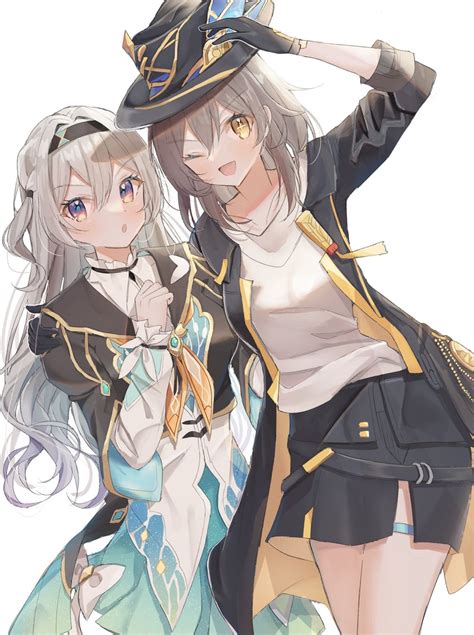 Trailblazer Firefly And Stelle Honkai And More Drawn By Yuuna Vhux Danbooru