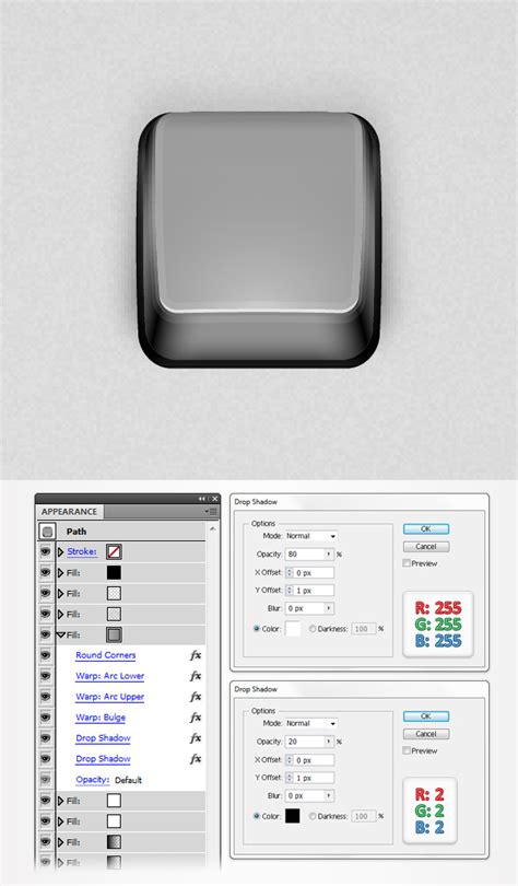 How To Create A Detailed Keyboard Button Illustration In Adobe Illustrator Envato Tuts