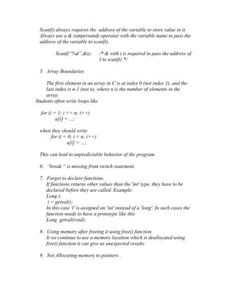 Difference Between C And C DOC