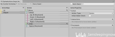 Unity 游戏输入系统inputsystem的学习使用 哔哩哔哩
