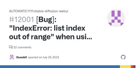 Bug Indexerror List Index Out Of Range When Using Img2img Batch