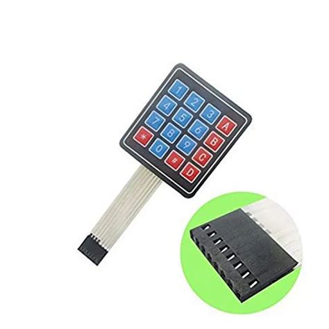 4x4 Matrix 16 Key Membrane Switch Keypad Atozstore Pk