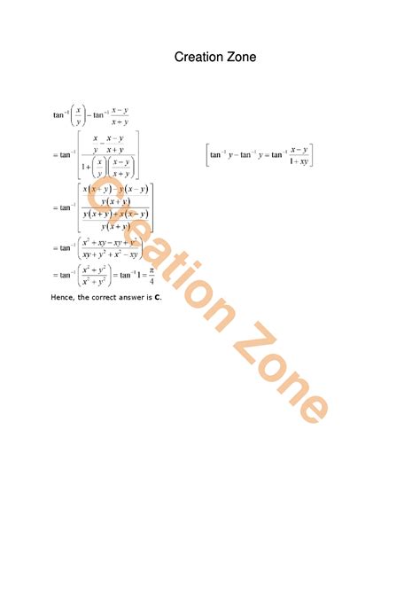 Class 12 Chapter 2 Inverse Trigonometric Functions