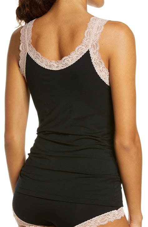 Fleurt Iconic Lace Trim Camisole With Shelf Bra Nordstrom Camisole