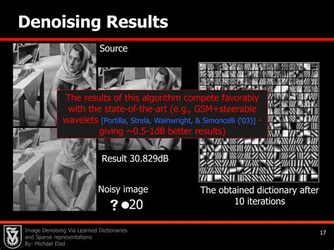 Ppt Image Denoising Via Learned Dictionaries And Sparse Representations Powerpoint Presentation