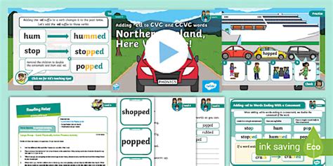 Level 6 Week 18 Lesson 2 Adding Ed To Cvc And Ccvc Words