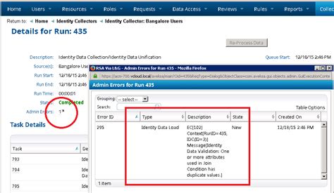 One Or More Attributes Used In Join Condition Has Duplicate Values Error During Unification In