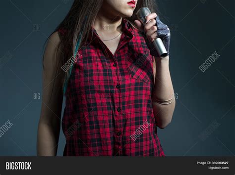 Beautiful Girl Red Image And Photo Free Trial Bigstock