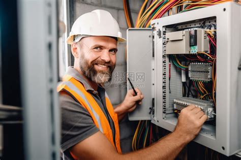 正在工作的电工高清图片下载 正版图片600327872 摄图网