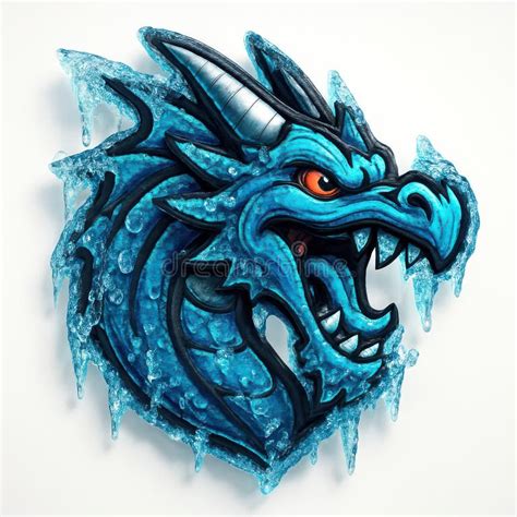 Stylized Blue Dragon Head Logo Stock Illustrations 109 Stylized Blue