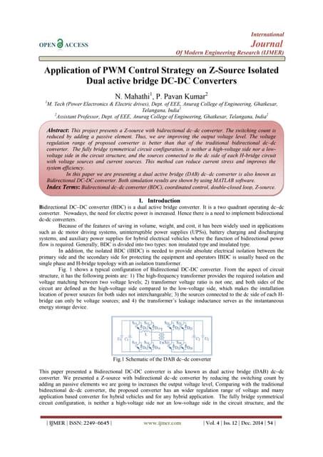 Modeling And Simulation Of Closed Loop Controlled Parallel Cascaded