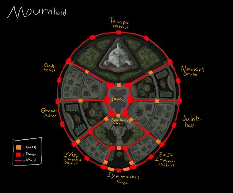 My Edited Map Of Mournhold Description In Comments Rmorrowind