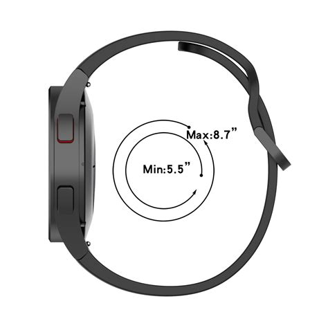 Sunsky สำหรับ Samsung Galaxy Watch 5 44mm สายนาฬิกาซิลิโคนอย่างเป็น