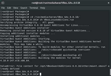 Installation Of Virtual Box Guest Additions On Oracle Enterprise Linux 81 Ktexperts