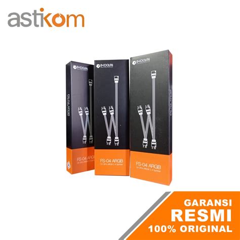 Jual Fan Splitter ARGB ID Cooling FS 04 ARGB 5v 3Pin ARGB 1 4 Splitter Shopee Indonesia