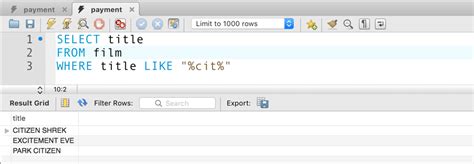 Sql Like Sql Wildcards