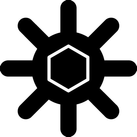 Pediastrum Simplex Algae Species Glyph 65357623 Vector Art At Vecteezy