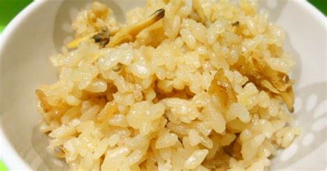 ＊アサリの炊き込みご飯＊ By Yamabuki1 【クックパッド】 簡単おいしいみんなのレシピが356万品