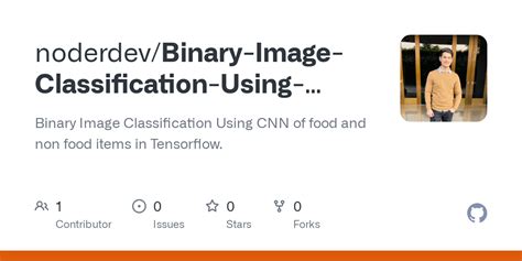 github noderdev binary image classification using cnn binary image