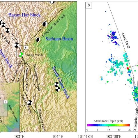 Tectonic Setting Of The Xianshuihe Fault And Its Adjacent Region A Download Scientific