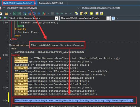 Delphi Android Browser Custom Useragent Programmer Sought