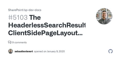 The Headerlesssearchresults Clientsidepagelayouttype Fails And Cant Be Used · Issue 5103