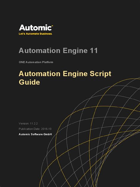 Automation Engine Ae Script Guide En Pdf Pdf Control Flow