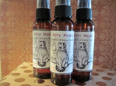 Kitty Magic Catnip Spray Cat Ts Cat Toys Catnip Essential Oil Spray Cat Themed Ts Etsy