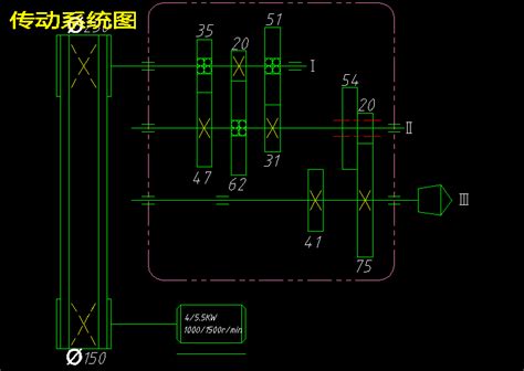数控车床主传动系统设计加工直径400mm含CAD图纸 说明书 AutoCAD 2007 模型图纸下载 懒石网