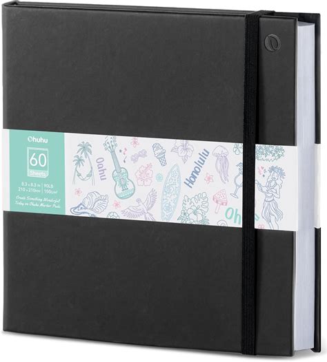 Ohuhu Double Sided Marker Pad Art Sketchbook Bleedproof 8