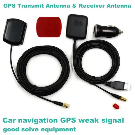 External GPS Antenna Amplifier To Solve Car Navigation GPS Weak Signal GPS Receiving Antenna And