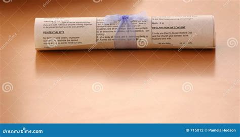 Scroll On A Table Stock Photo Image Of Christian United
