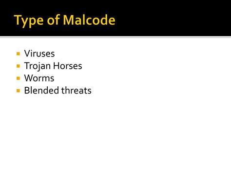 Ppt What Is Malcode Powerpoint Presentation Free Download Id5783596