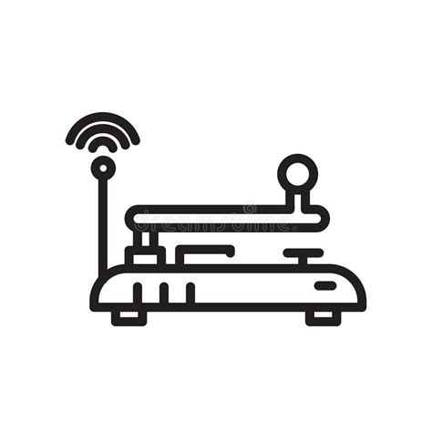 Linear Morse Code Icon From Comunation Outline Collection Thin Line Morse Code Vector Isolated