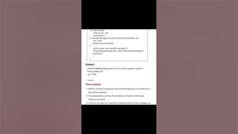 Java Static And Final Keywordcomputereducation Computerengineering Javascript