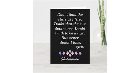 Never Doubt My Love Greeting Card Zazzle