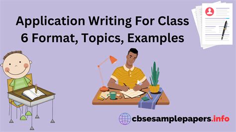 Application Writing For Class 6 Format Topics Examples Cbse Sample