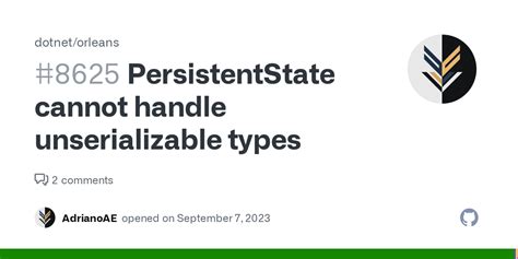 Persistentstate Cannot Handle Unserializable Types · Issue 8625