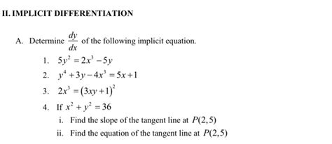 Implicit Differentiation Formula