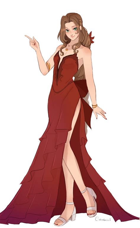 Vanekairi Aerith Gainsborough Aerith Gainsborough Red Dress Final