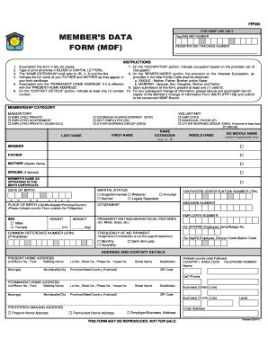 2011 Form PH Pag IBIG HQP PFF 039 Fill Online Printable Fillable Blank PdfFiller