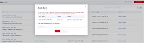 Deleting A Stackgetting Starteduser Guideresource Formation Service