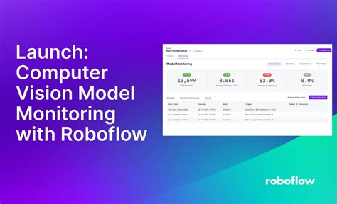 Launch Computer Vision Model Monitoring With Roboflow