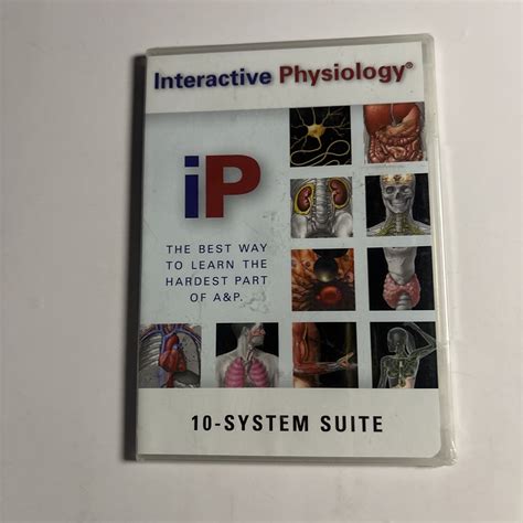 Interactive Physiology 10 System Suite Pc Cd Rom Retro Unit