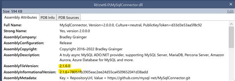210 · Mysql Net Mysqlconnector · Discussion 1094 · Github